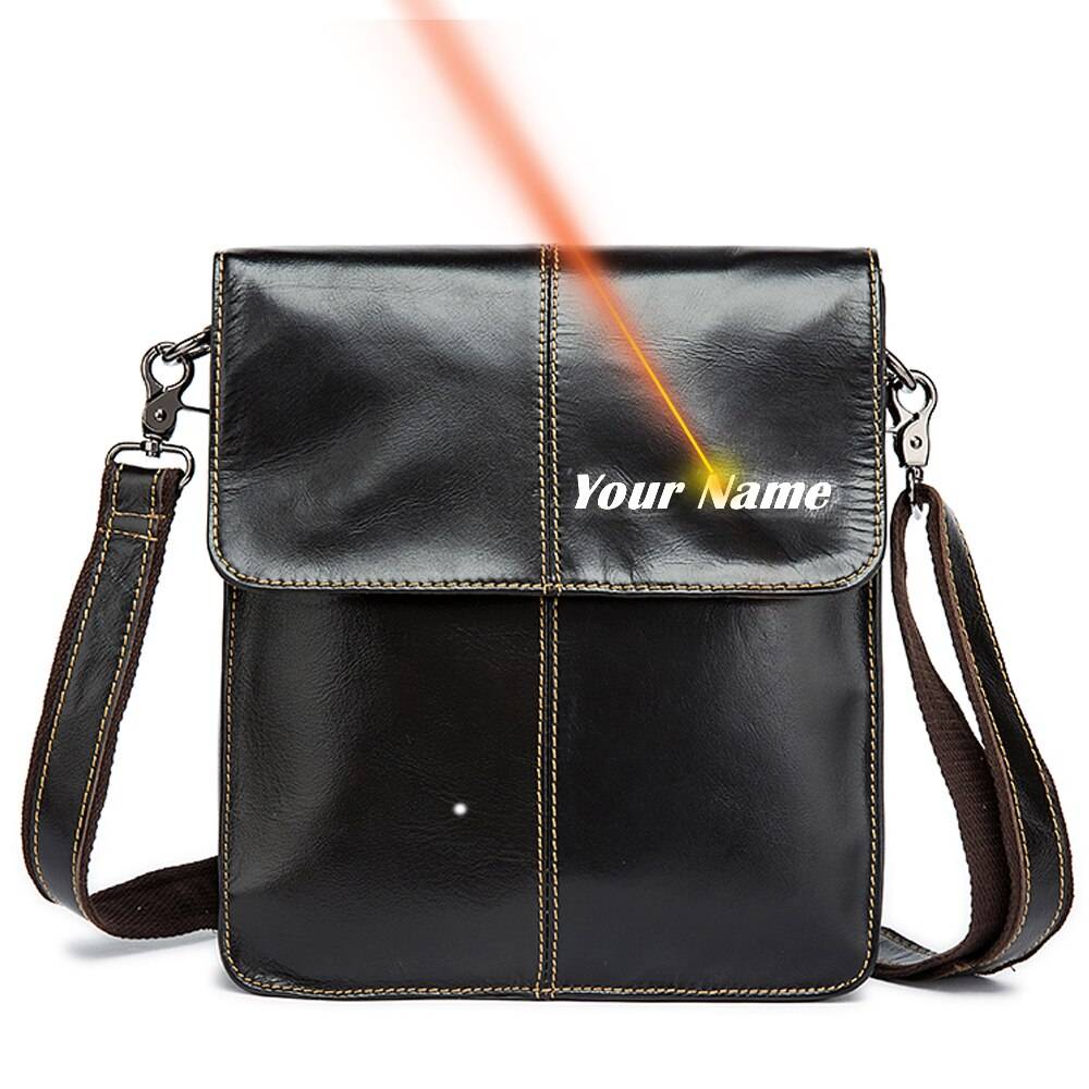 Felix men's bags genuine leather shoulder bag for men messenger ...